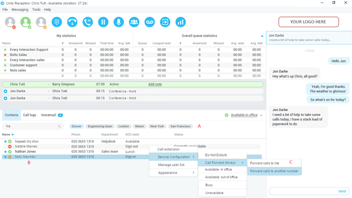 Unity Reception - Kakapo Systems